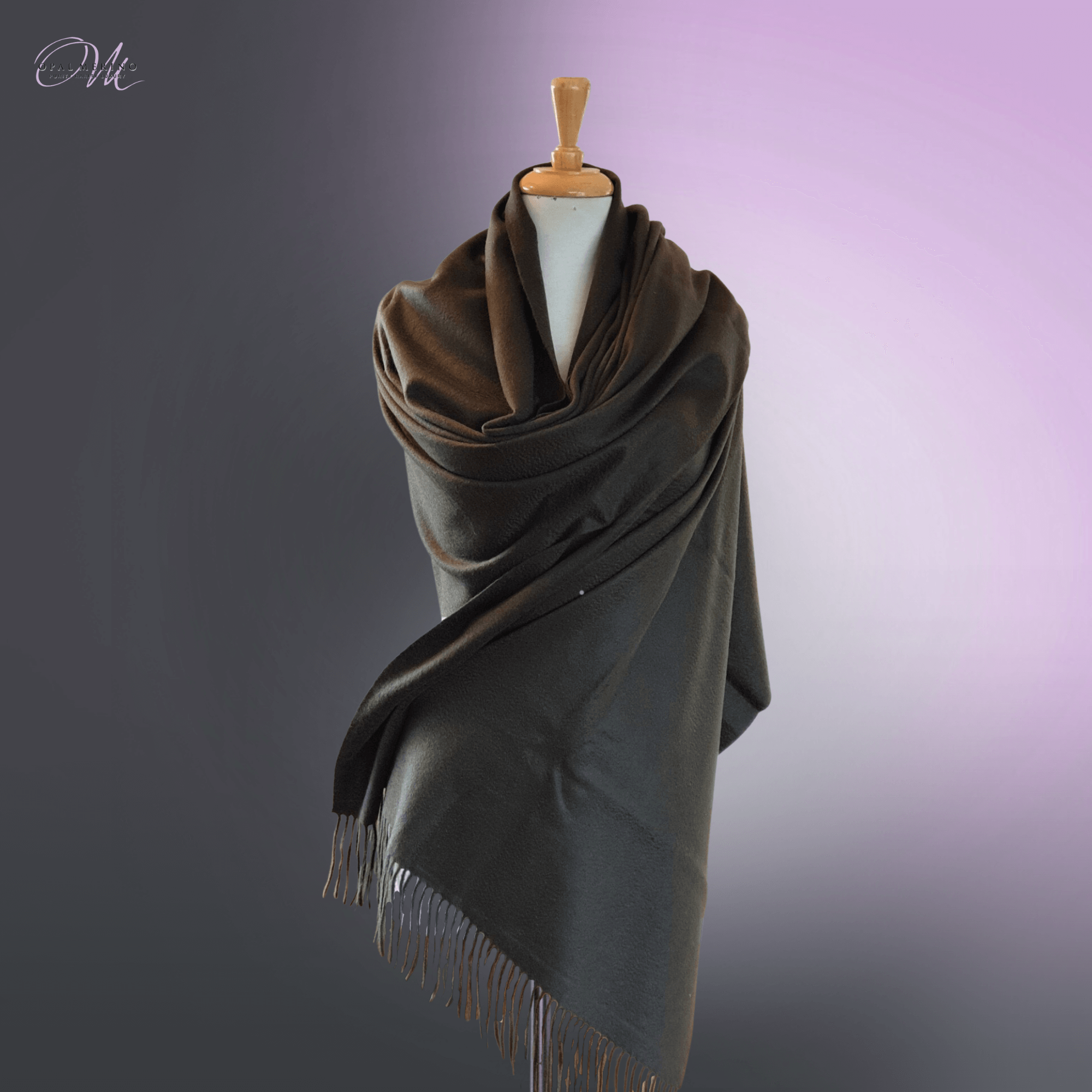 'Cashmere Collection' Original Pashmina – Opal Merino