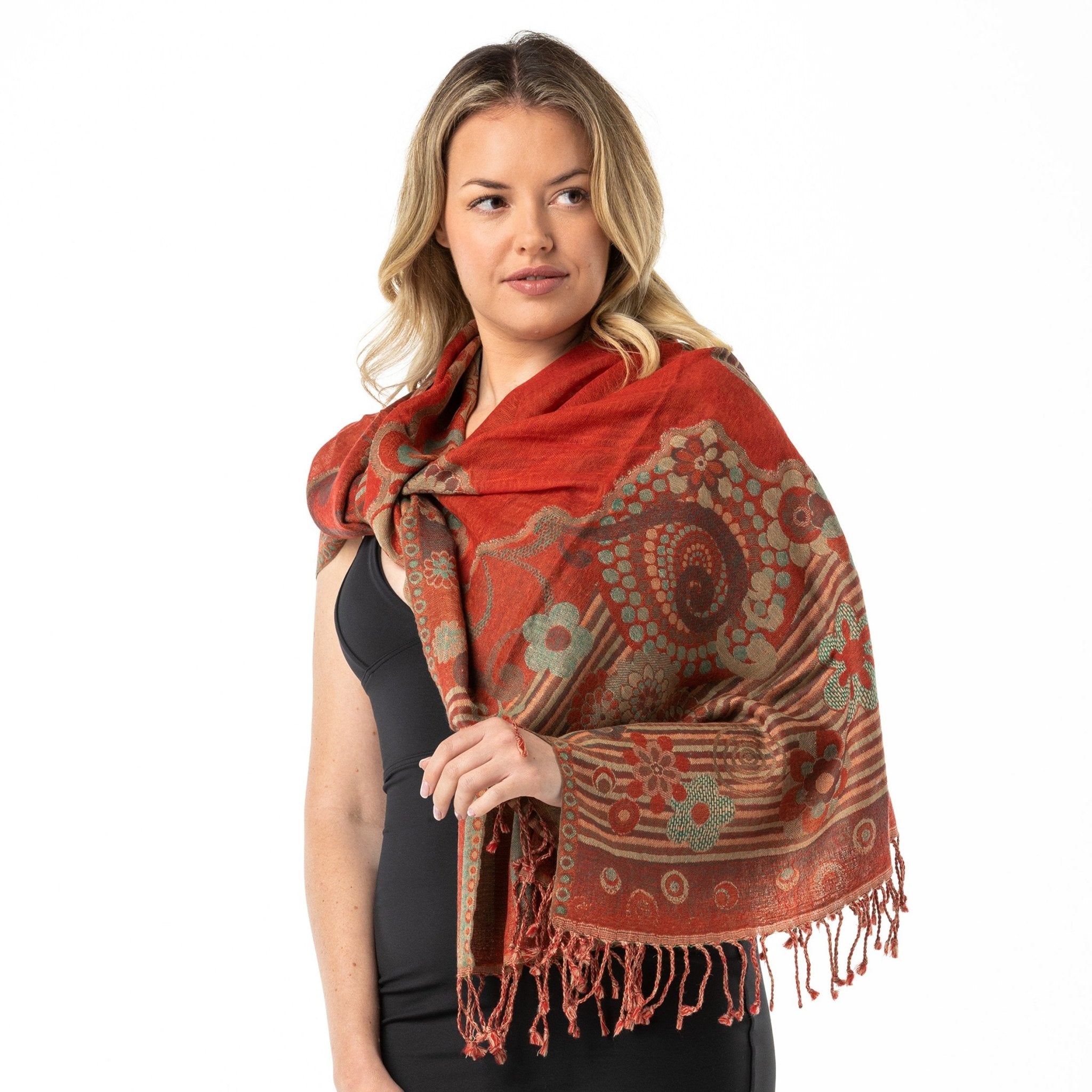 Indigenous Waterhole Merino Wool Shawl – Opal Merino