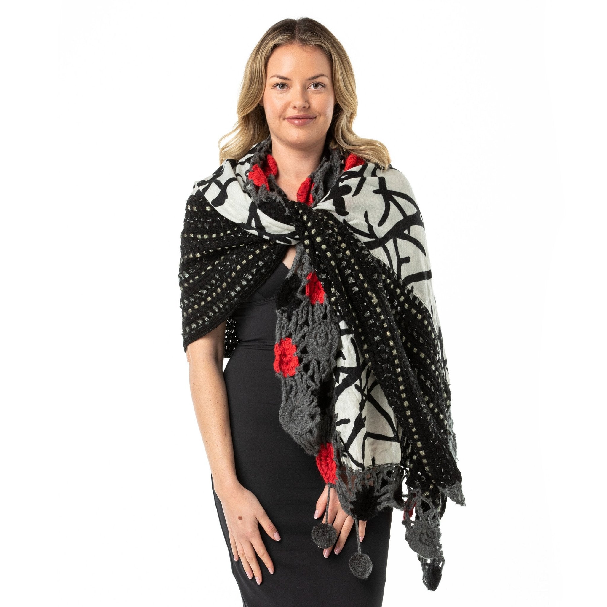 Merino Wool Pashminas With Texture – Opal Merino